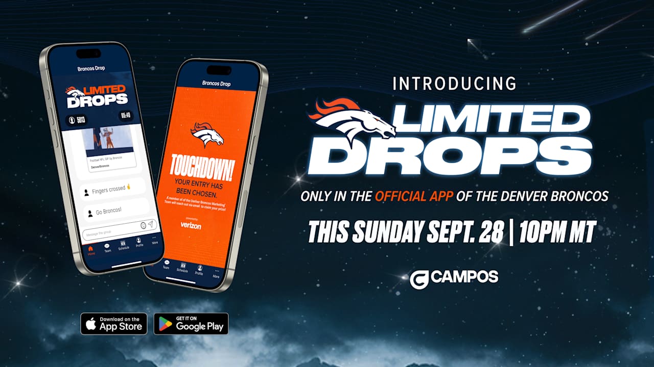 Introducing Limited Drops: A new way to win with the Denver Broncos App