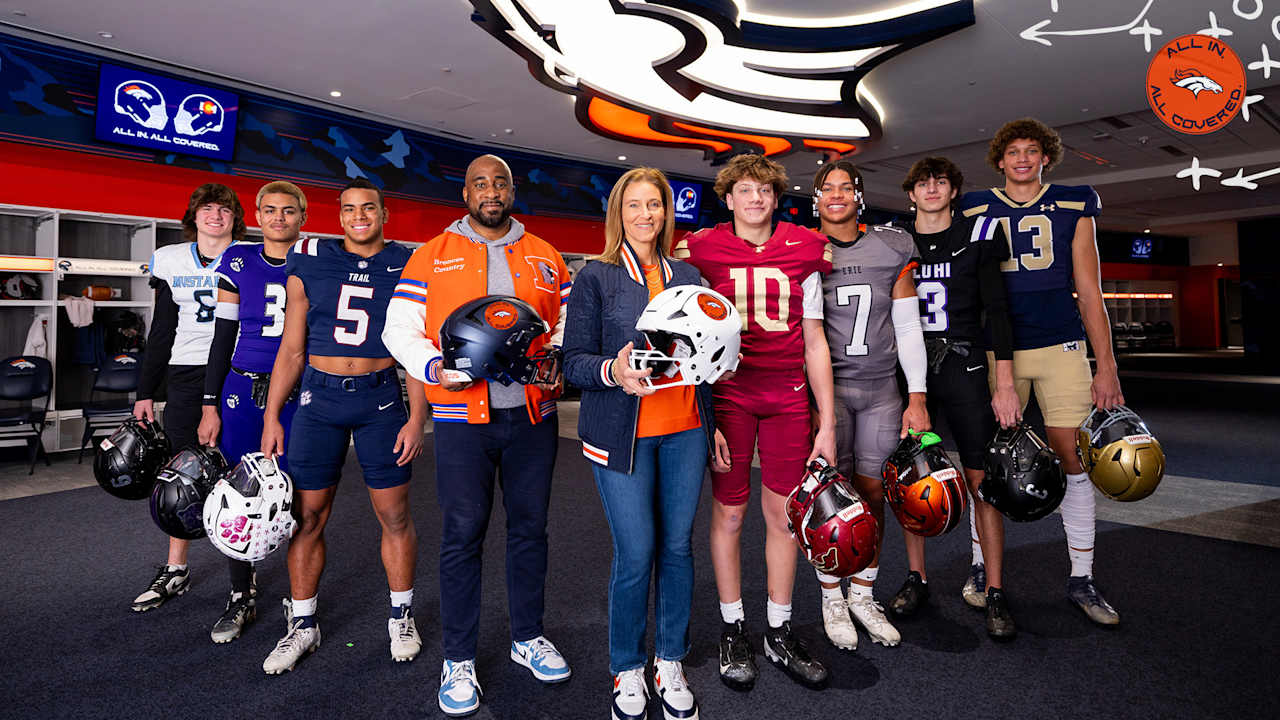 Broncos introduce unprecedented high school helmet distribution program ...