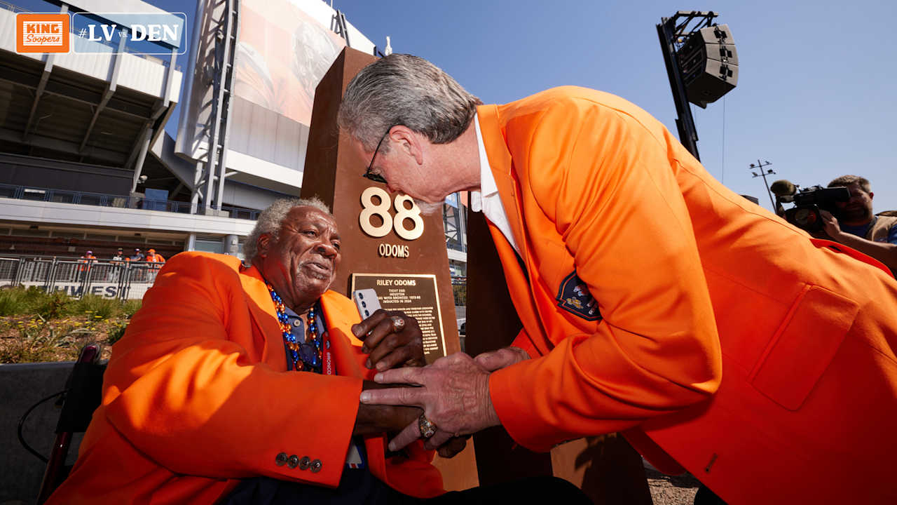 Photos: New Broncos Ring of Famers Steve Foley and Riley Odoms ...