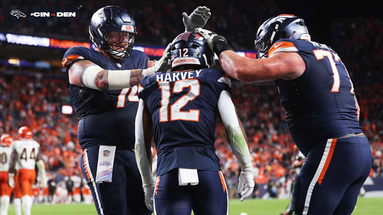 RB RJ Harvey secures his first NFL regular-season touchdown | Broncos ...