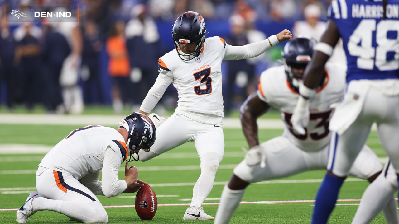 K Wil Lutz's 27-yard FG gives Broncos 13-10 lead at the half | Broncos ...