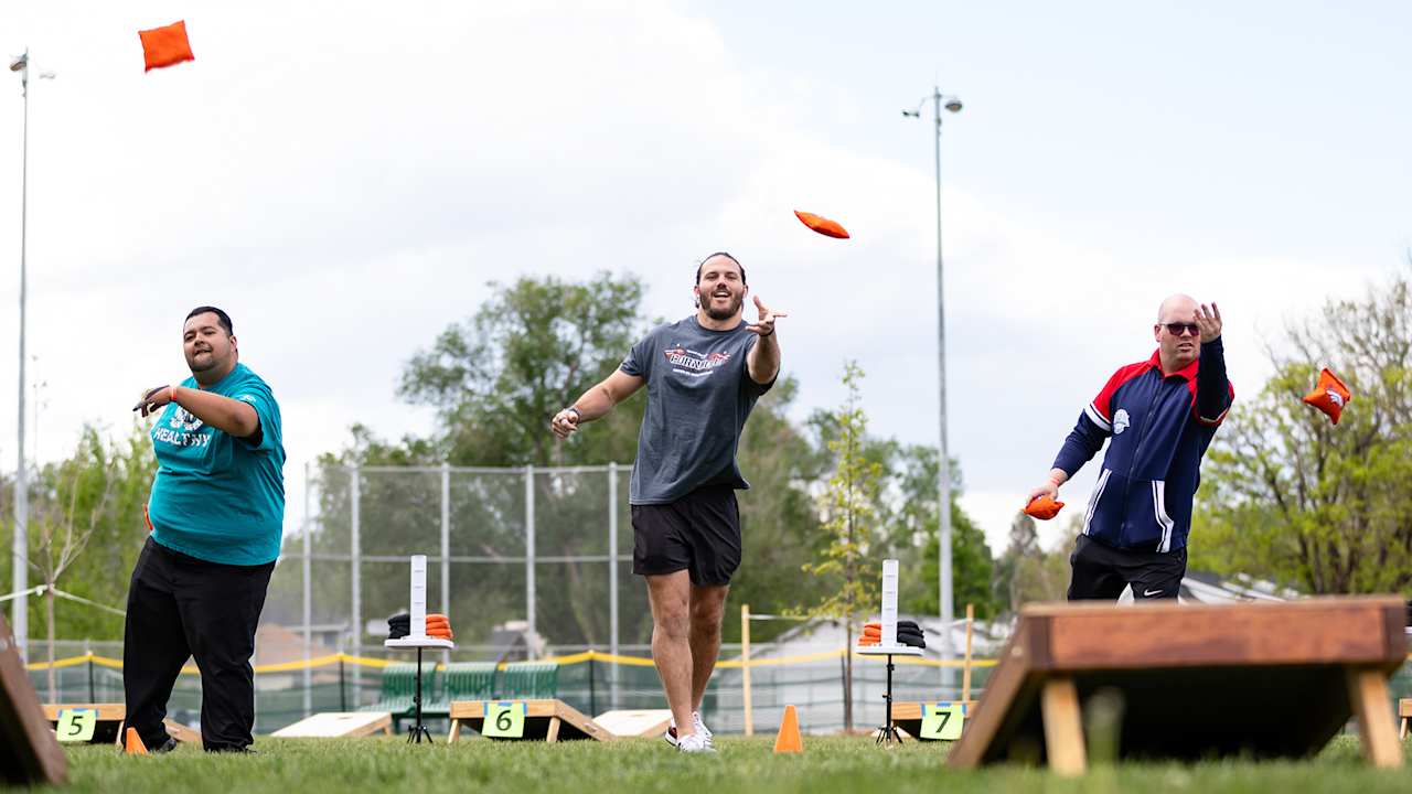 Photos: Alex Singleton hosts cornhole tournament to benefit Special ...