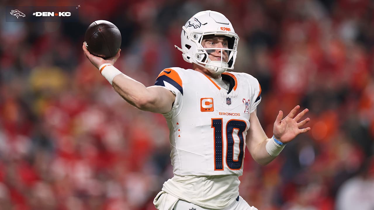 QB Bo Nix fires 13-yard pass to TE Adam Trautman | Broncos at Chiefs