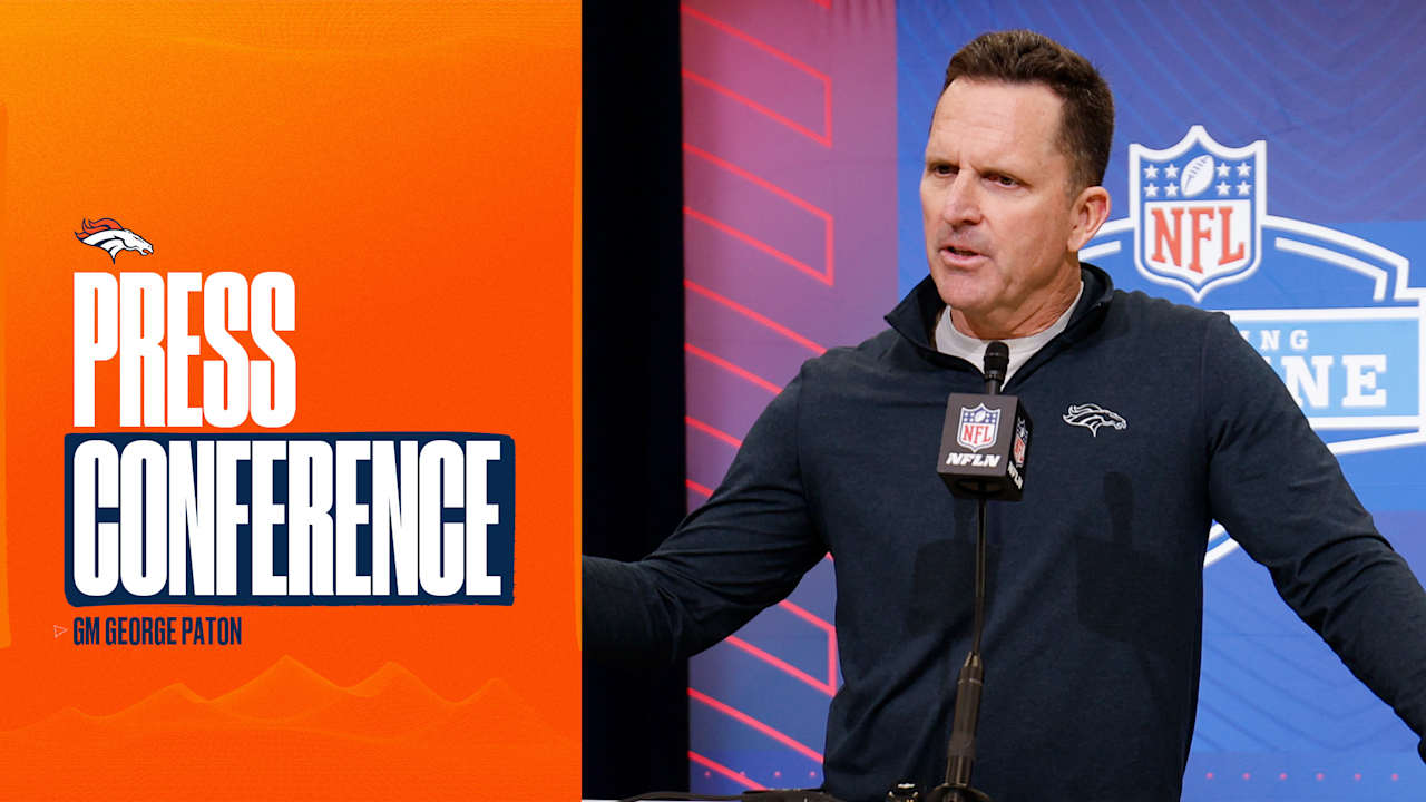 GM George Paton meets the media at the 2026 NFL Combine: 'No stone ...