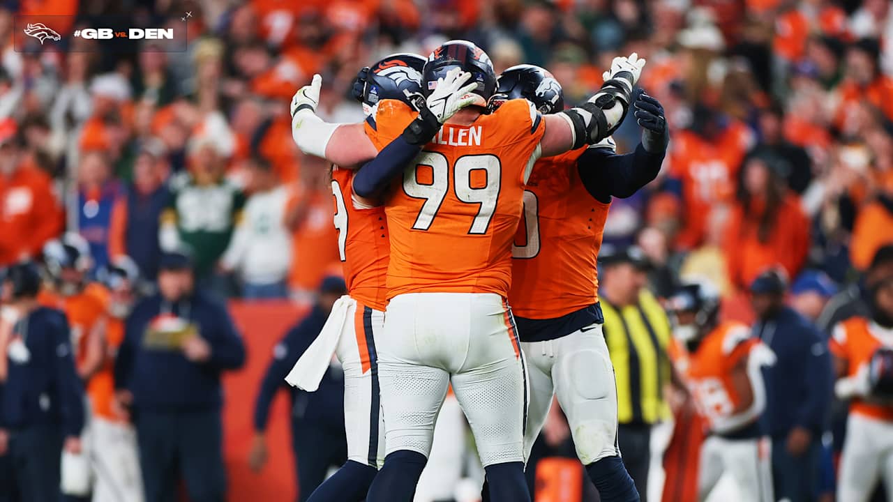 OLB Jonathon Cooper and DL Zach Allen combine for 11-yard sack | Broncos vs. Packers