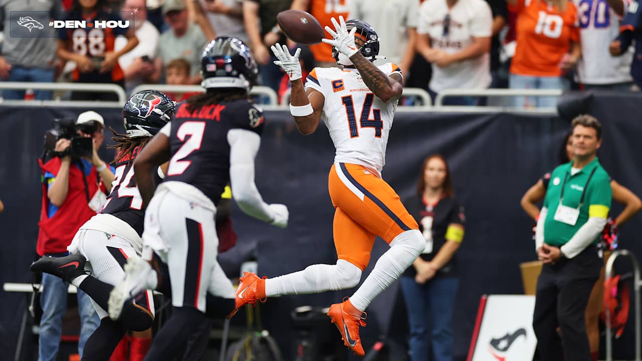 QB Bo Nix launches 30-yard touchdown pass to WR Courtland Sutton ...