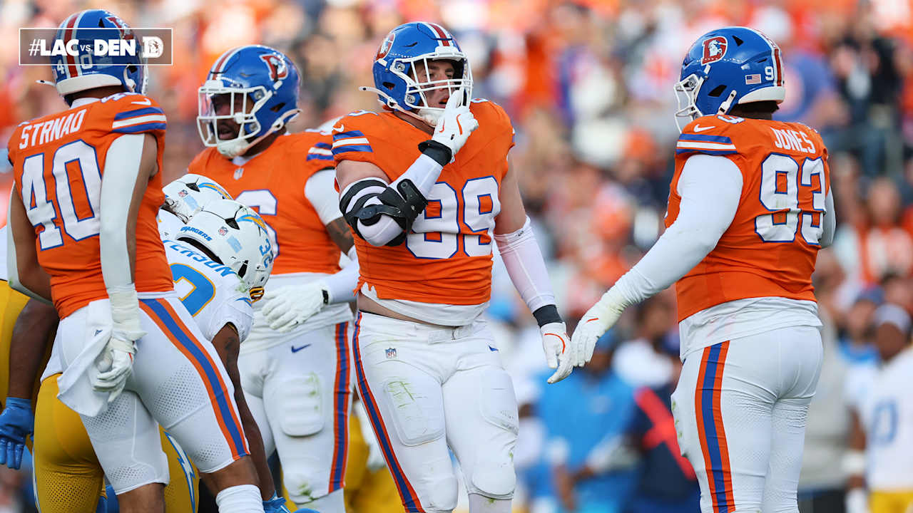 OLB Nik Bonitto and DE Zach Allen close in on Trey Lance for joint sack ...