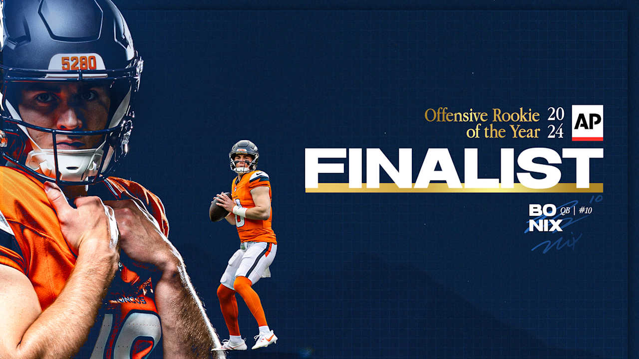 QB Bo Nix named finalist for 2024 AP Offensive Rookie of the Year