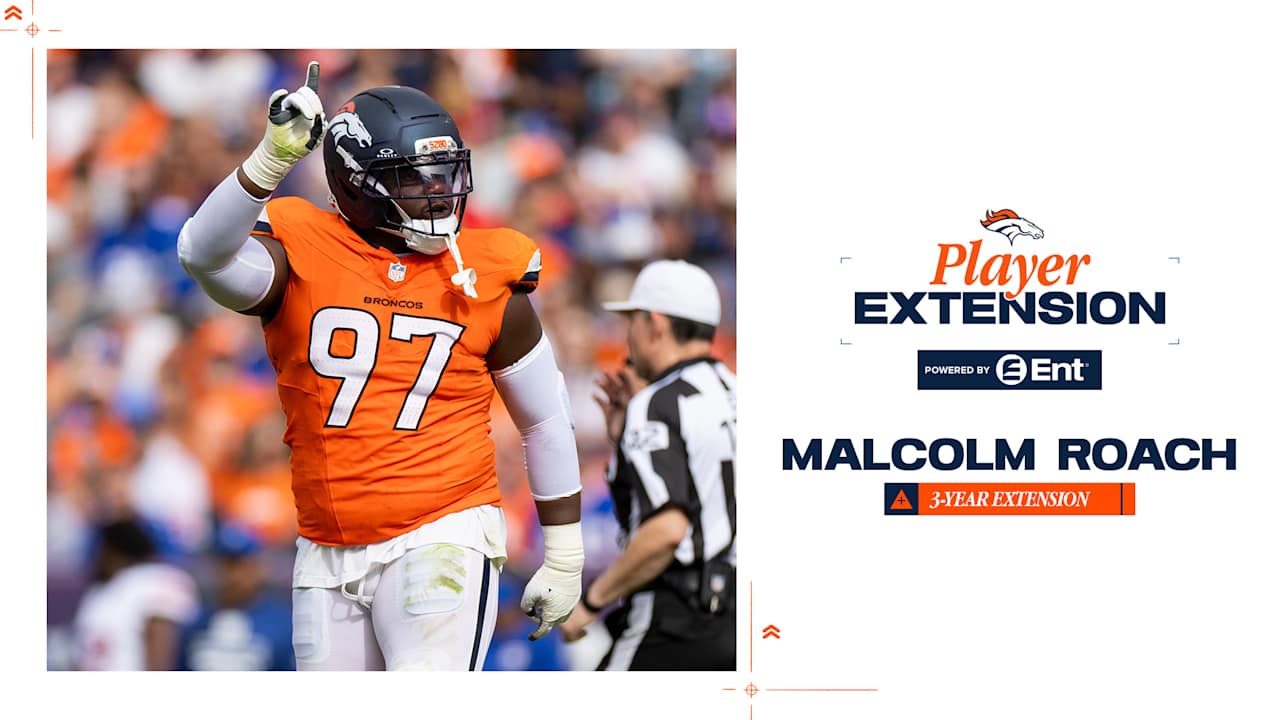 Broncos sign DT Malcolm Roach to 3-year extension