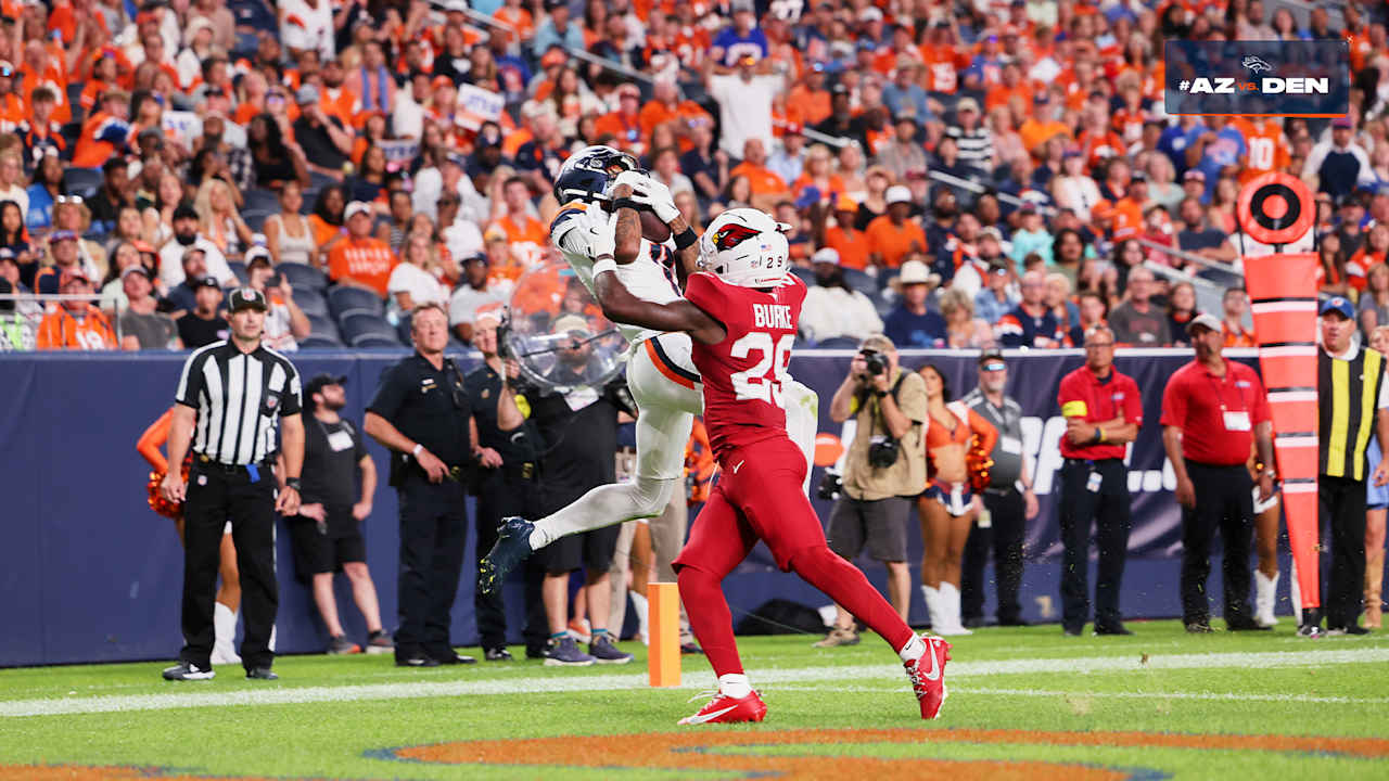 WR Troy Franklin reels in a 17-yard back-shoulder touchdown pass from ...