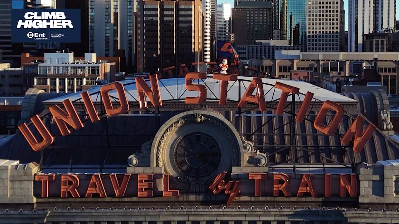 WATCH: Miles the Mascot takes Mt. Miles across the city of Denver