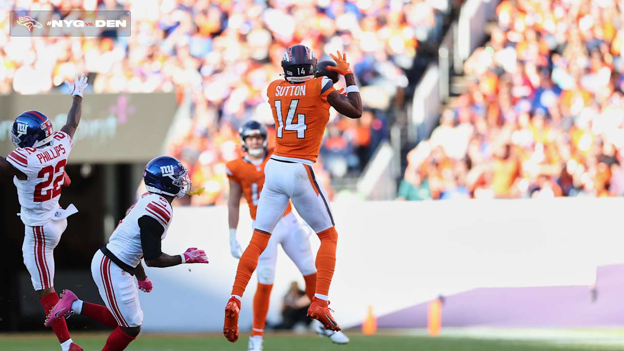 QB Bo Nix finds WR Courtland Sutton connection for 16 yards | Broncos ...