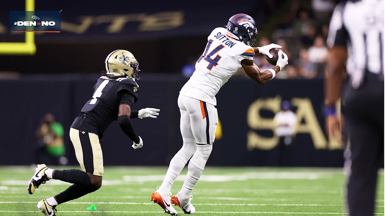 QB Bo Nix finds wide receiver Courtland Sutton for fourth-down ...