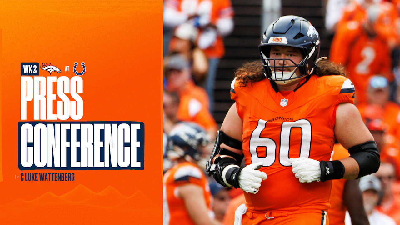 C Luke Wattenberg on the Broncos' message after Week 2: 'It's on ...