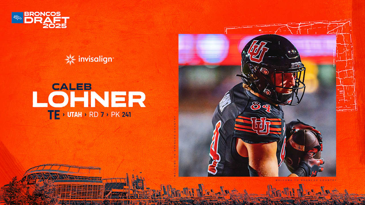 Broncos select TE Caleb Lohner with 241st-overall pick in 2025 NFL Draft
