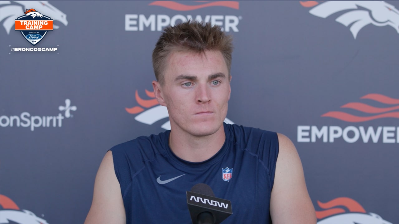 QB Bo Nix on his mindset during training camp: 'You learn a lot out ...