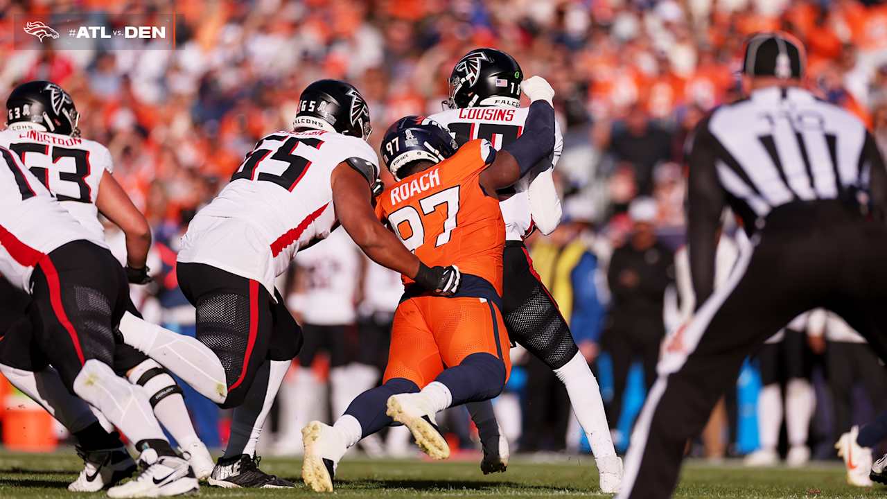 DT Malcolm Roach sacks QB Kirk Cousins | Broncos vs. Falcons