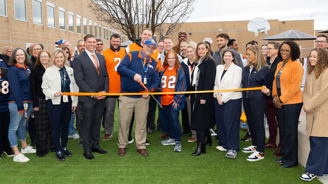 Photos: Denver Broncos Foundation hosts ribbon-cutting event for new ...