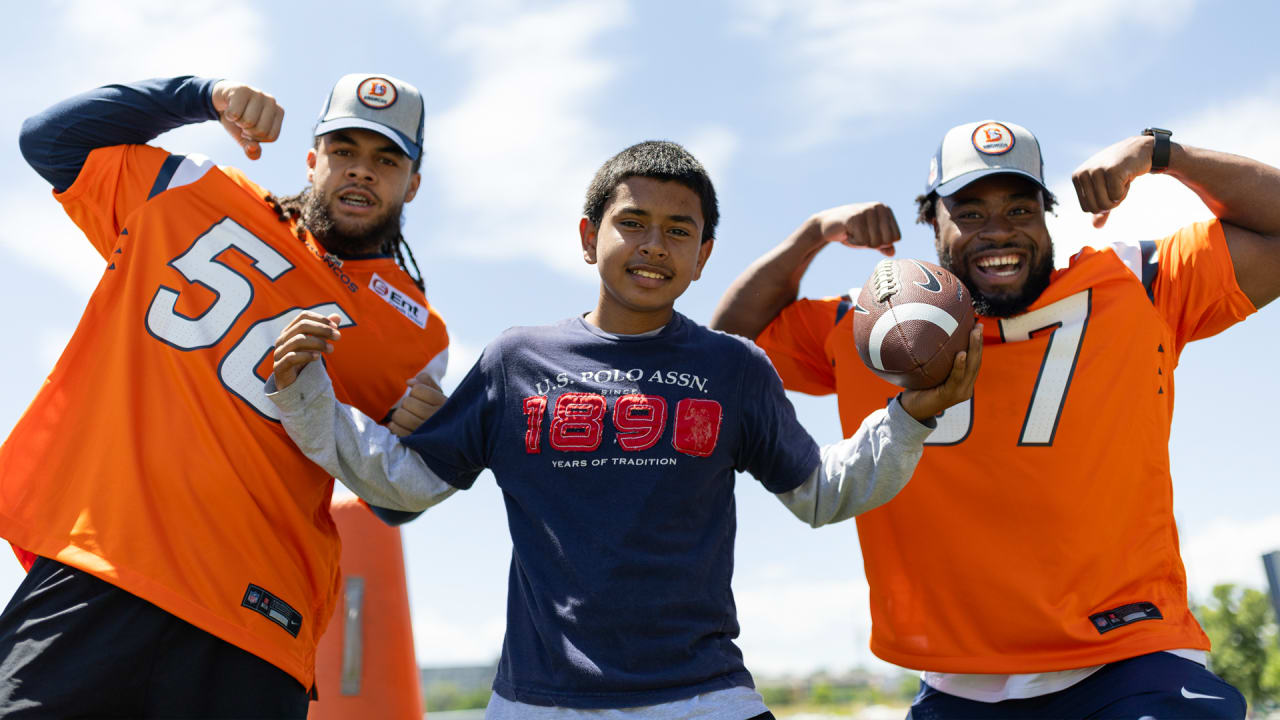 Photos: Broncos' 2024 rookies host PLAY 60 Express clinic with Dairy ...