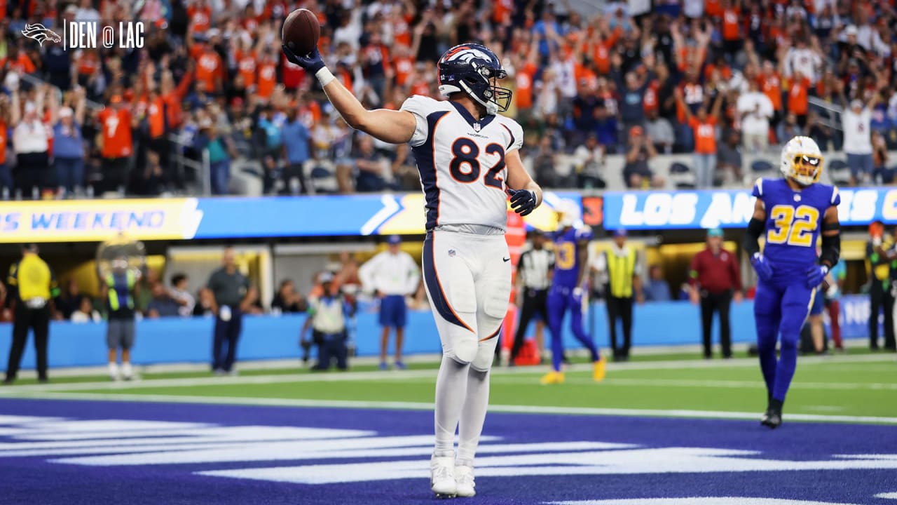 QB Russell Wilson connects with TE Adam Trautman for 10-yard touchdown ...