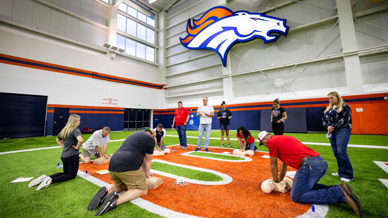 Photos: Denver Broncos Foundation hosts 2024 CPR training and AED ...