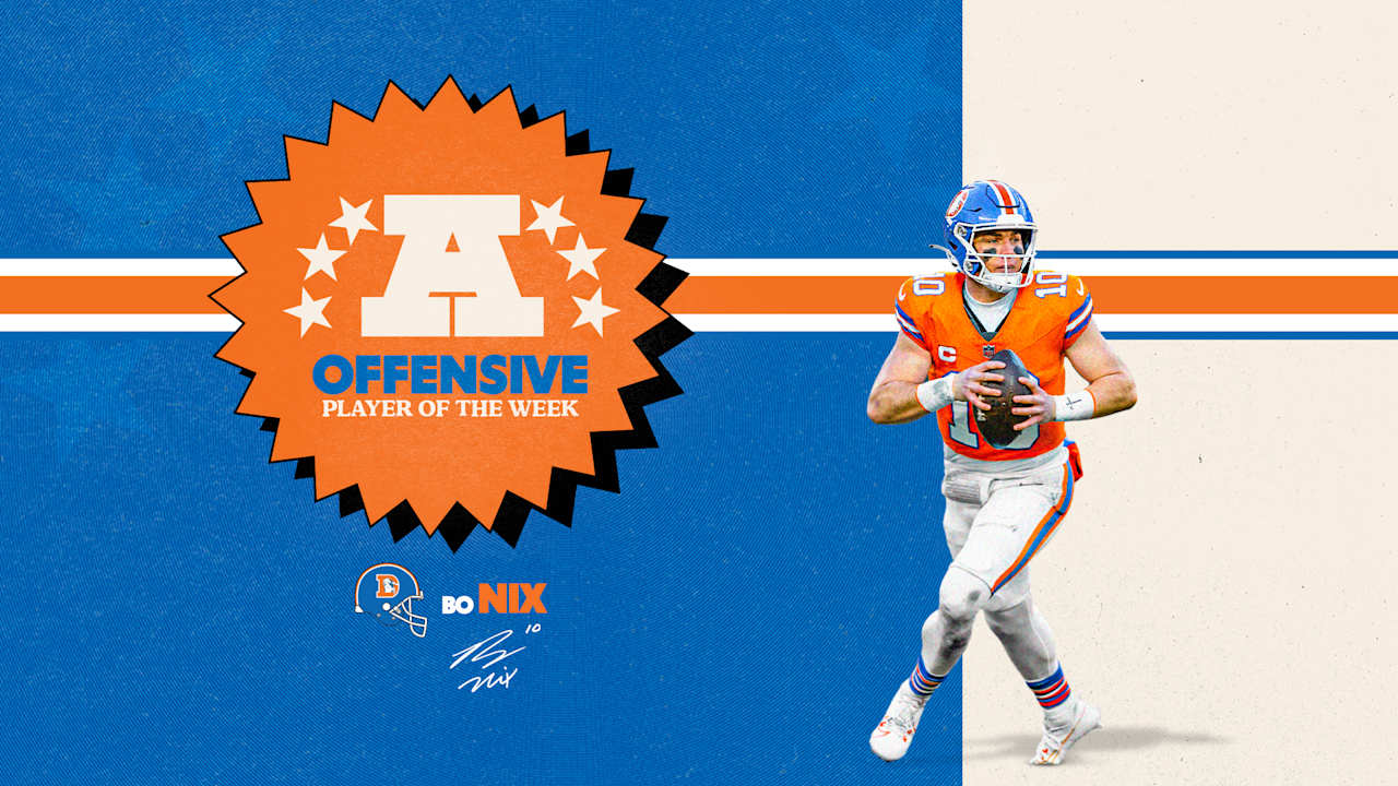 QB Bo Nix named AFC Offensive Player of the Week following Week 18 win over Chiefs
