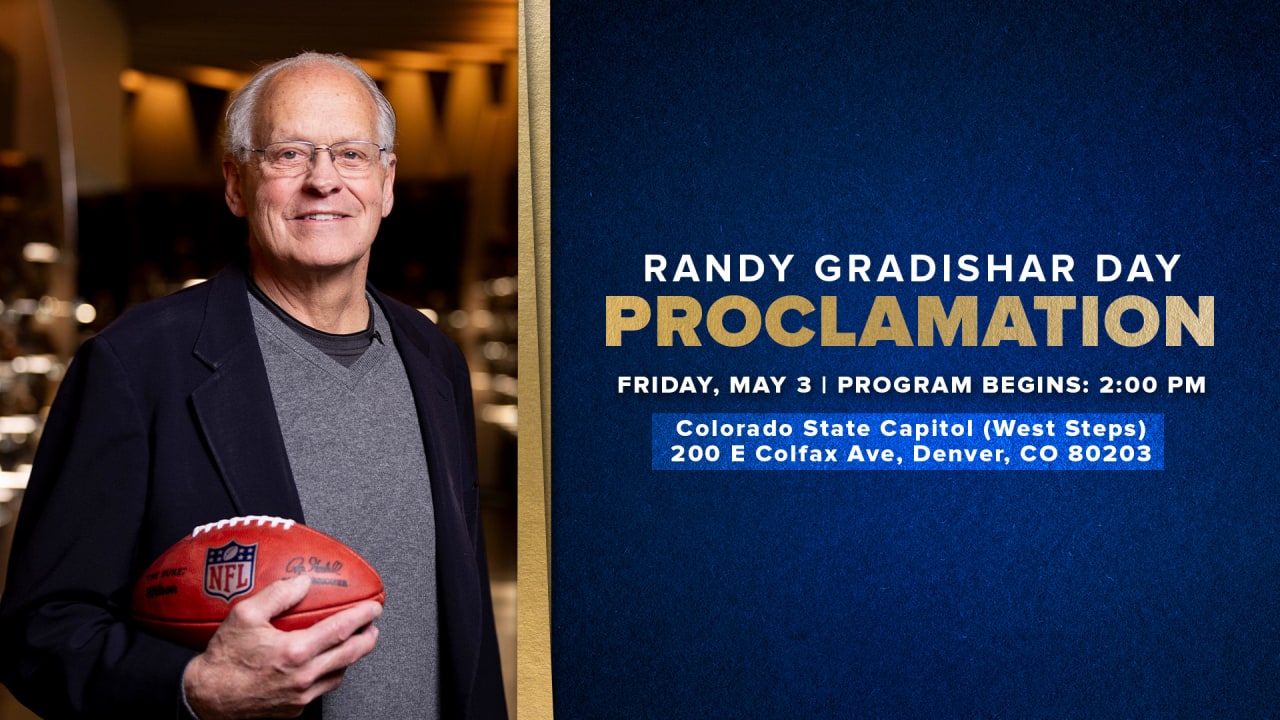 Colorado Gov. Jared Polis declares May 3 as ‘Randy Gradishar Day’