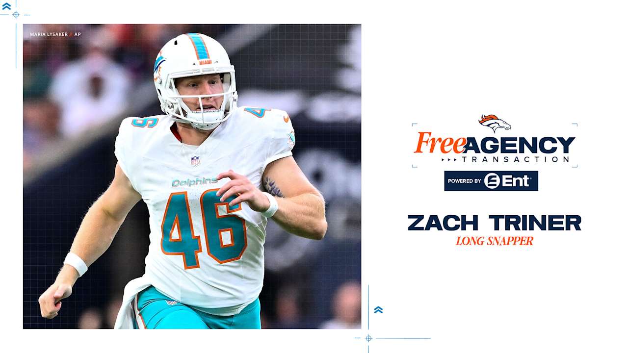 Broncos sign LS Zach Triner