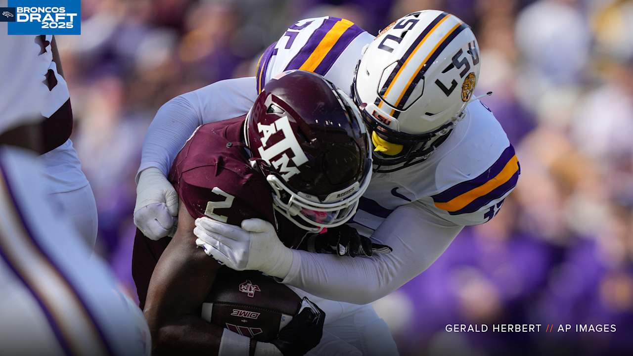 WATCH: New Broncos DE Sai'vion Jones' top highlights from LSU