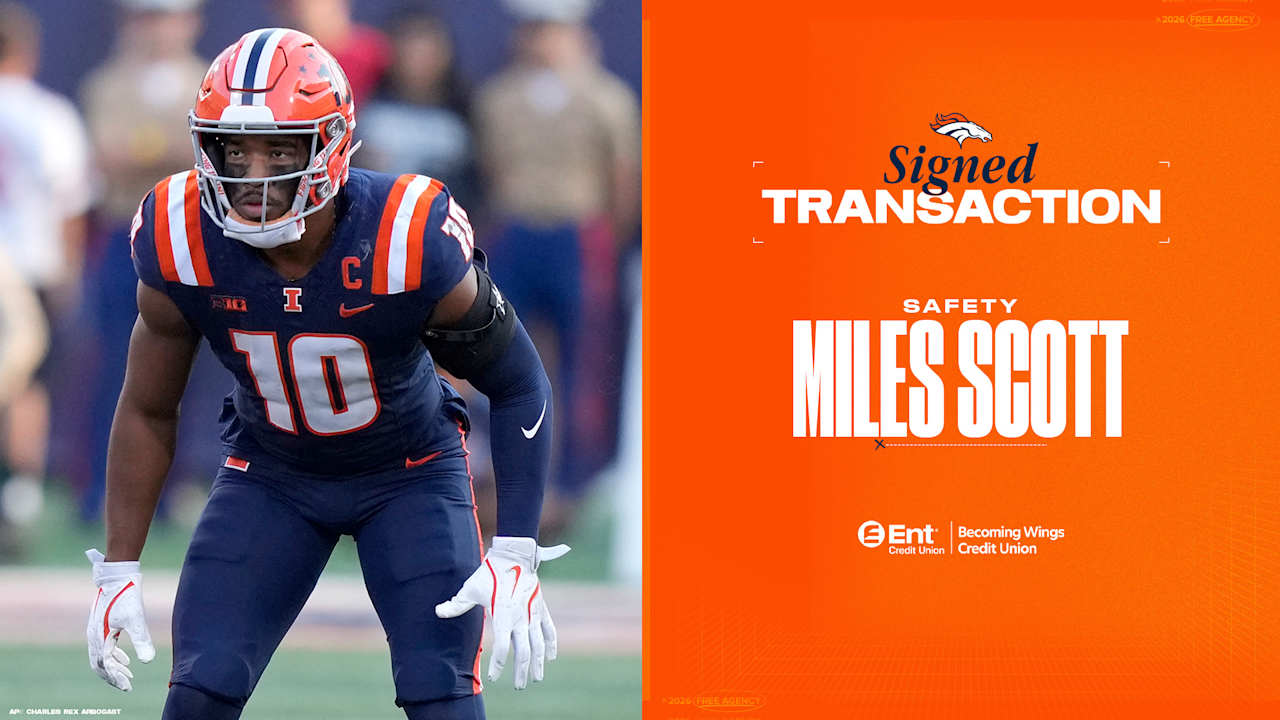 Broncos S Miles Scott signs rookie contract