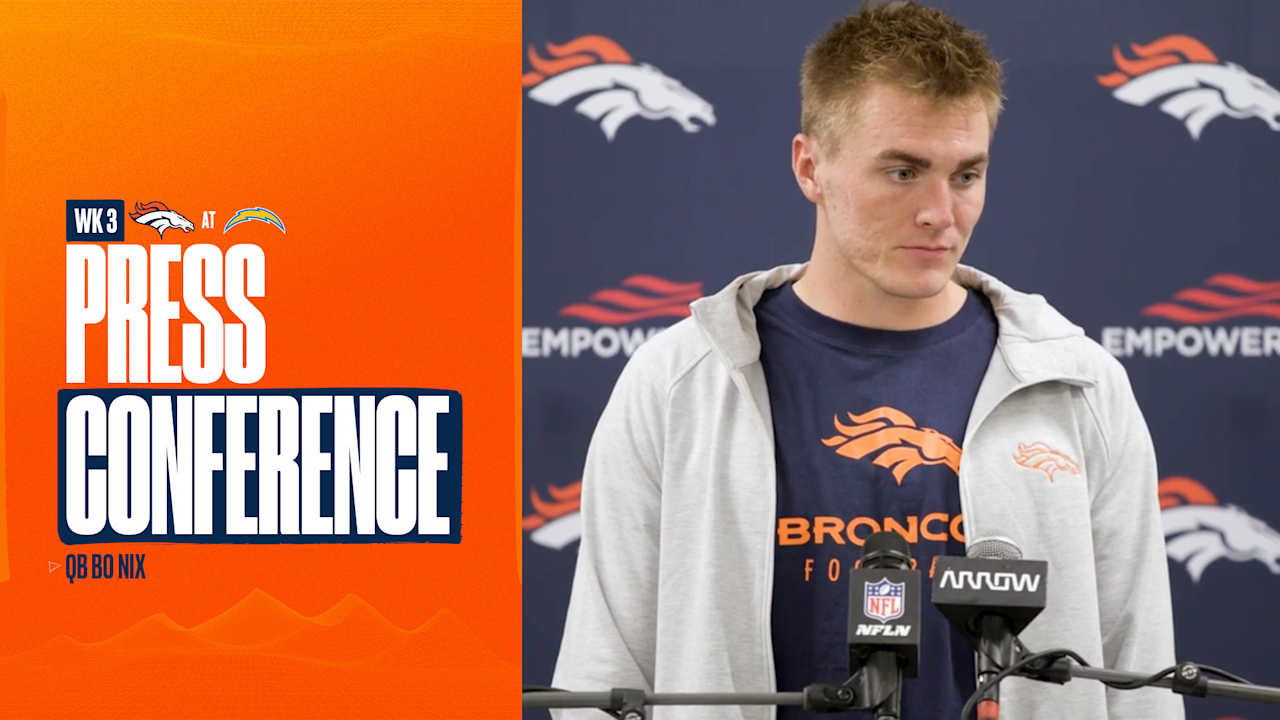 QB Bo Nix on looking ahead after Week 3 loss: 'All we can do is move ...