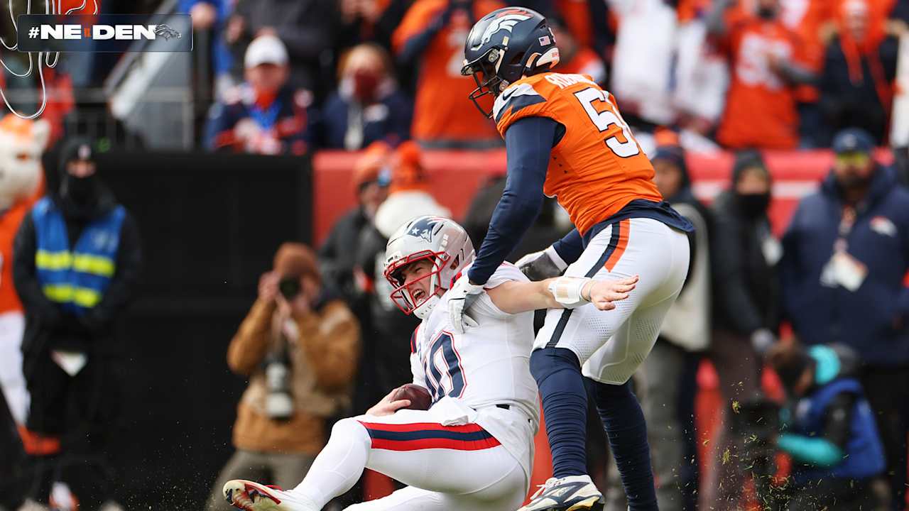 OLB Que Robinson records Broncos' first sack of Drake Maye | Broncos vs ...
