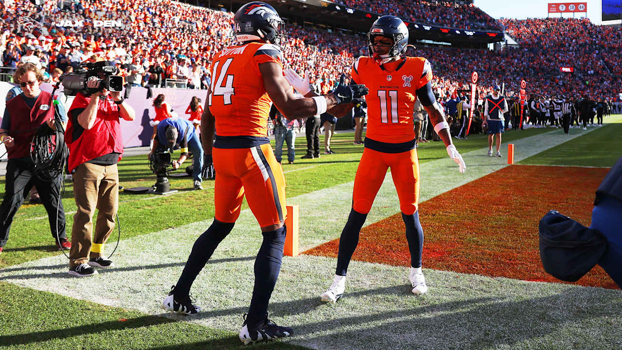 Bo Nix floats a 15-yard touchdown pass to Courtland Sutton | Broncos vs ...
