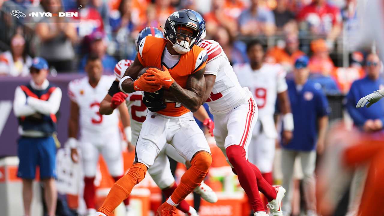 QB Bo Nix connects with WR Courtland Sutton on a 32-yard pass | Broncos ...