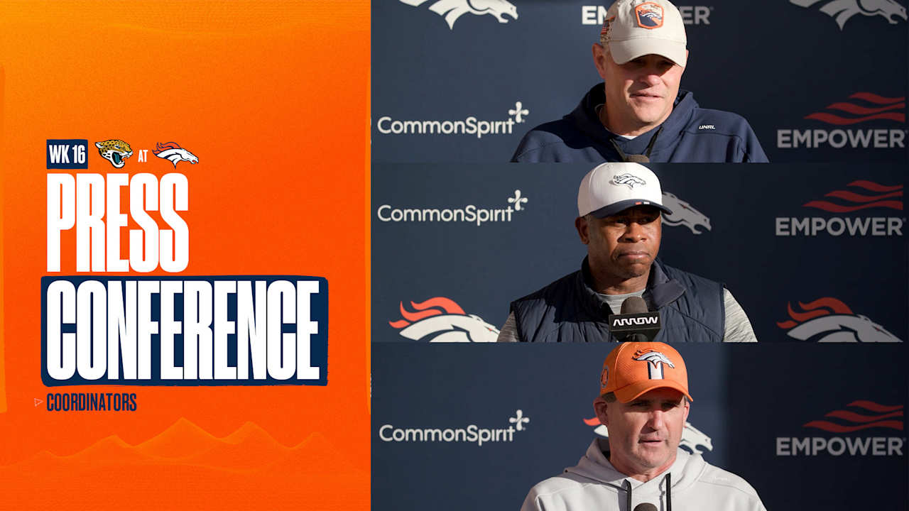 OC Joe Lombardi, DC Vance Joseph & Asst. HC/STC Darren Rizzi meet media ...