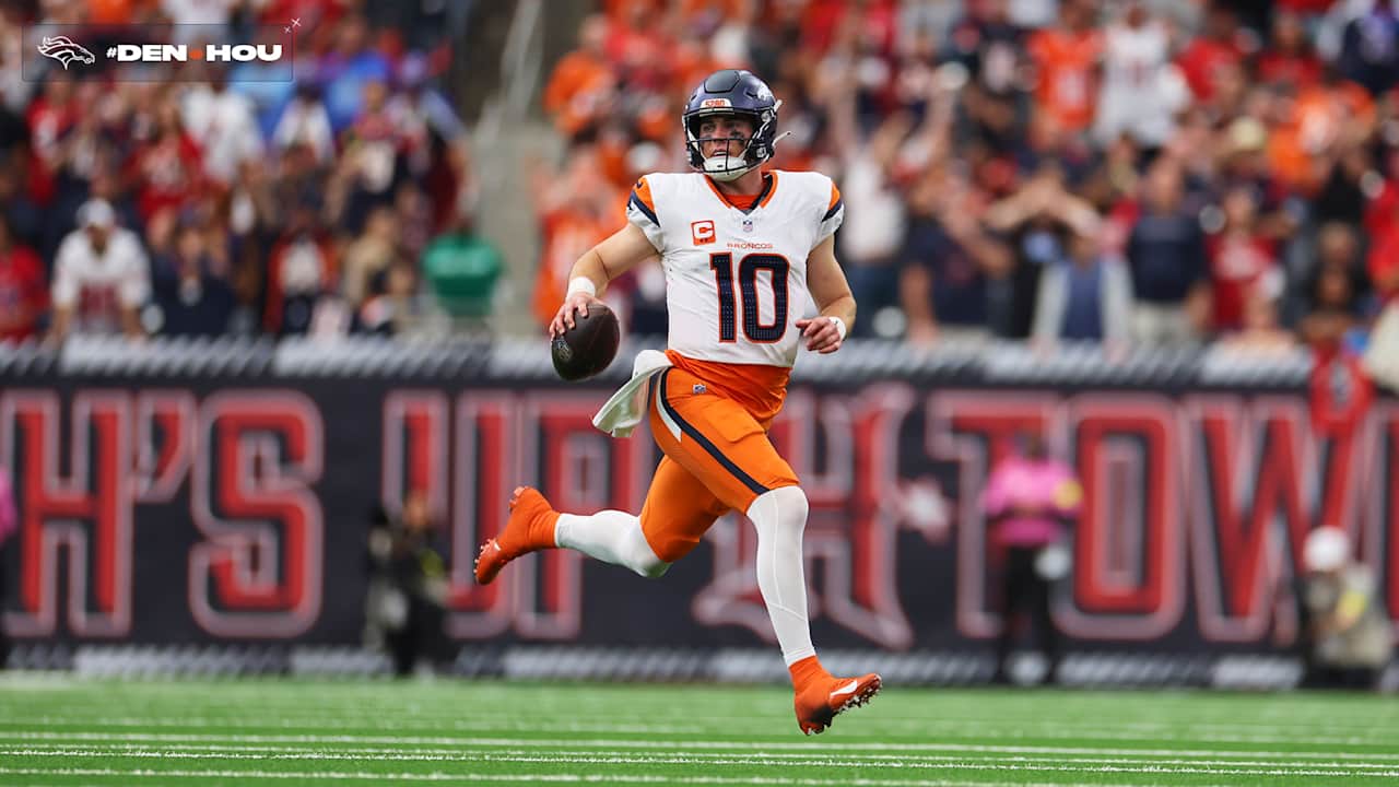 QB Bo Nix takes off for 25-yard scramble | Broncos at Texans
