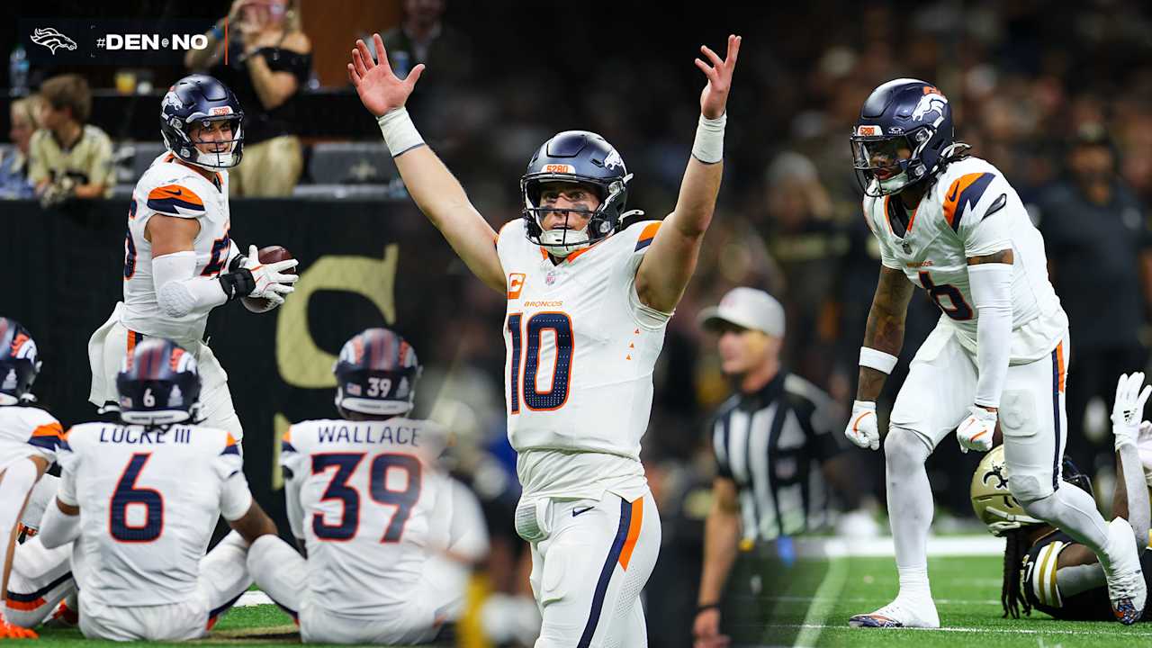 Photos: The best of the Broncos' celebrations from a Week 7 prime-time ...