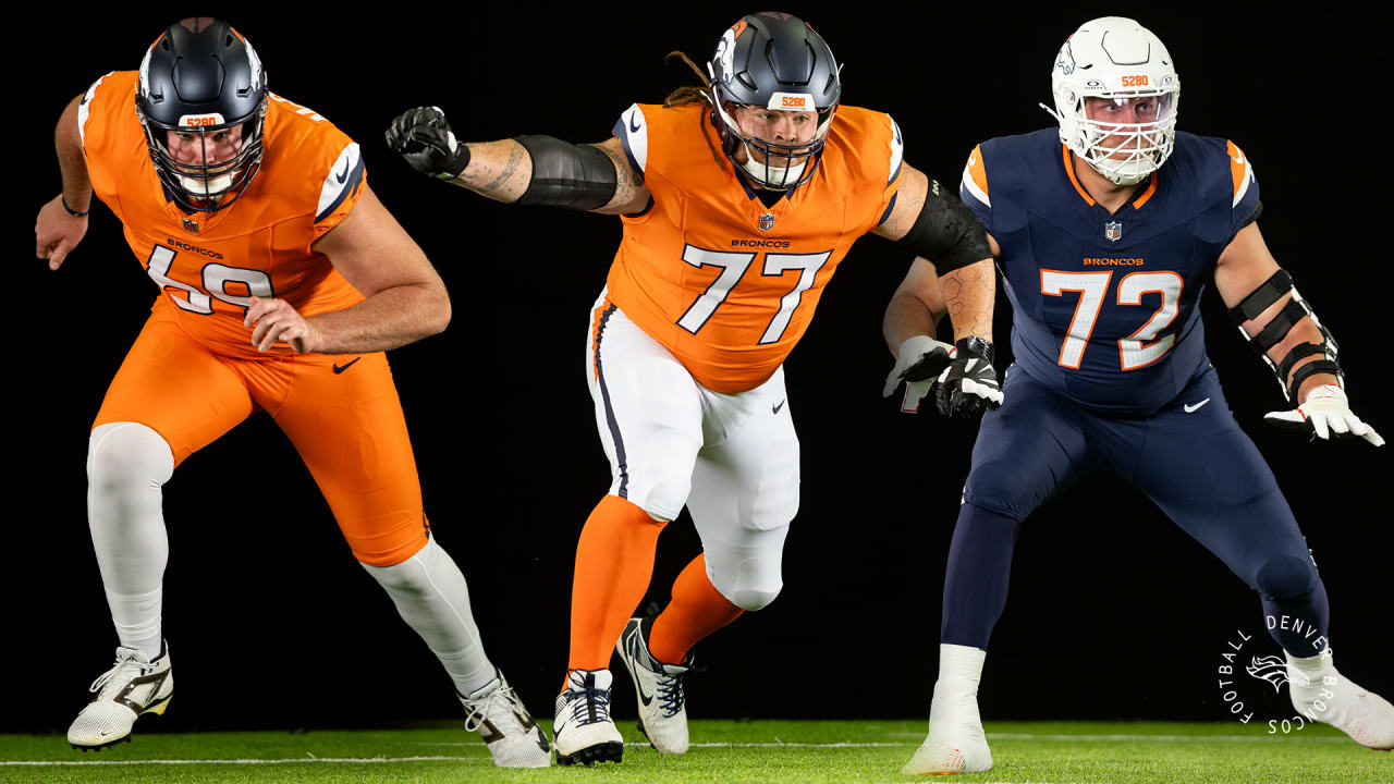 Under the lights: Our favorite portraits of Broncos offensive linemen ...