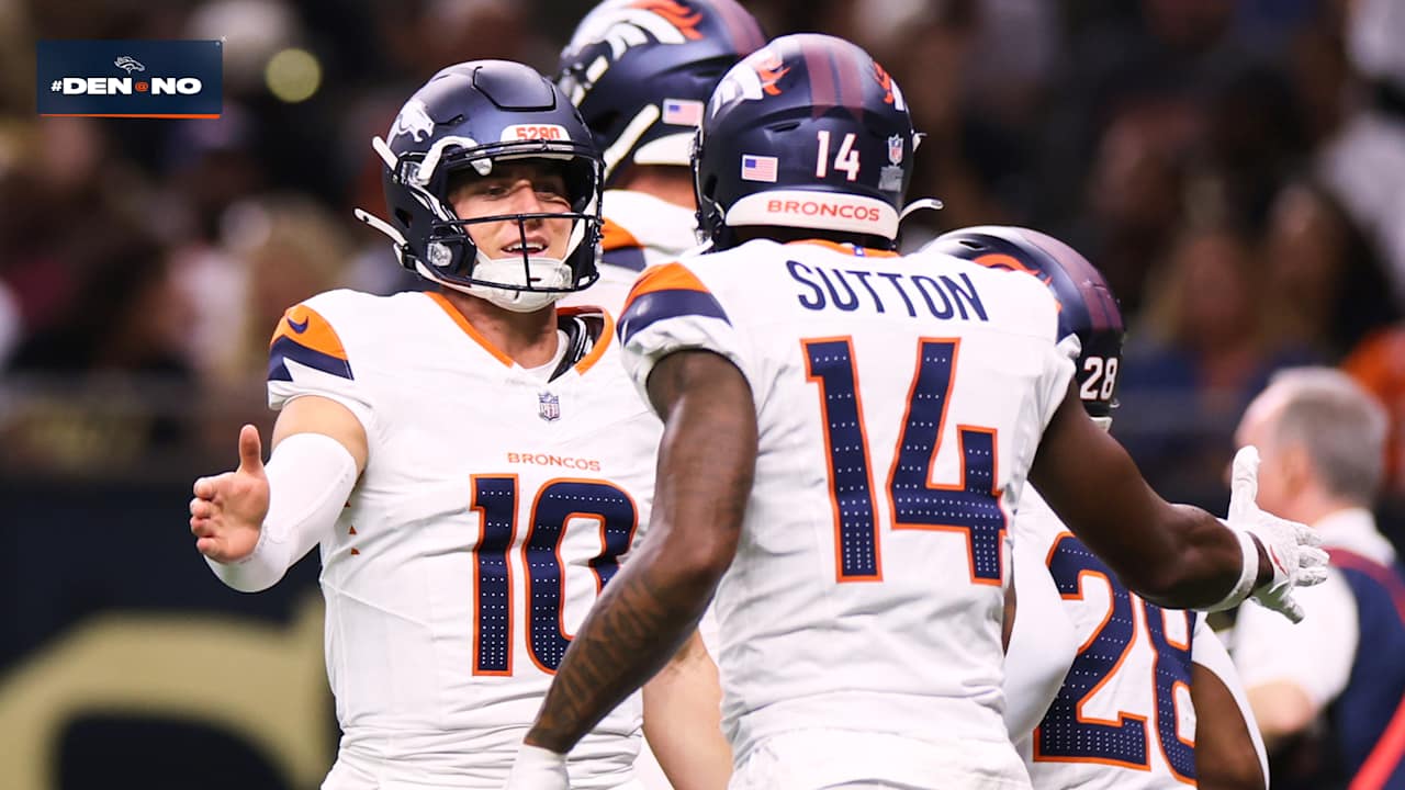 QB Bo Nix, WR Courtland Sutton show strong connection, lead Broncos to ...