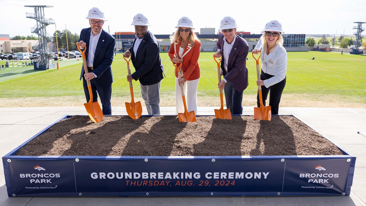 Broncos take next step toward new facility with ceremonial groundbreaking