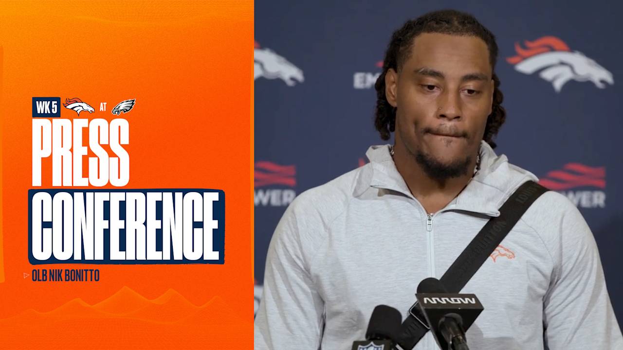 OLB Nik Bonitto on the comeback effort in Week 5: 'We wanted to come ...