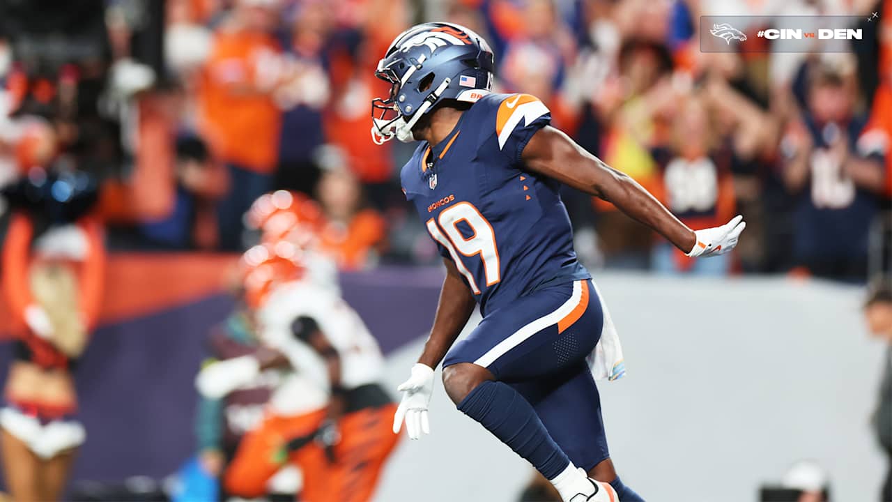 WR Marvin Mims rushes for a 16-yard touchdown | Broncos vs. Bengals