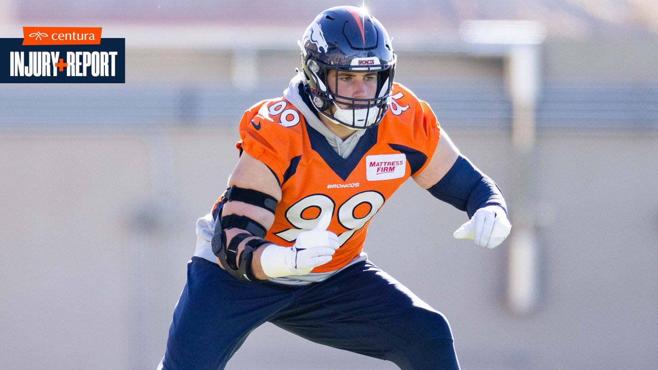 Injury Report: DE Zach Allen, T Mike McGlinchey among Broncos to improve to full practice ...