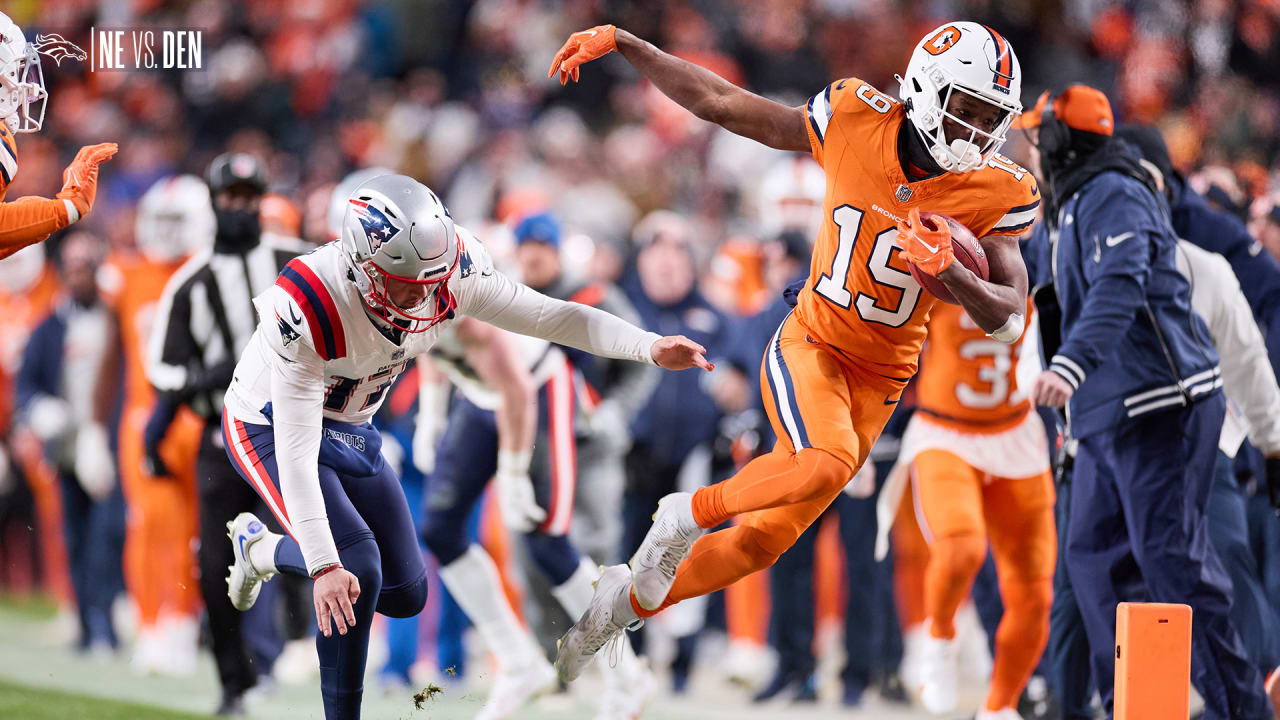 WR Marvin Mims Jr. breaks off 52-yard punt return | Broncos vs. Patriots