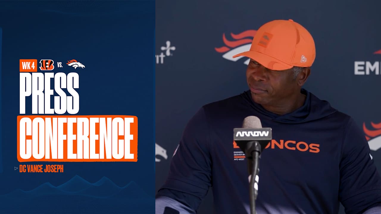 DC Vance Joseph on the defense's focus: 'Just playing a cleaner and ...