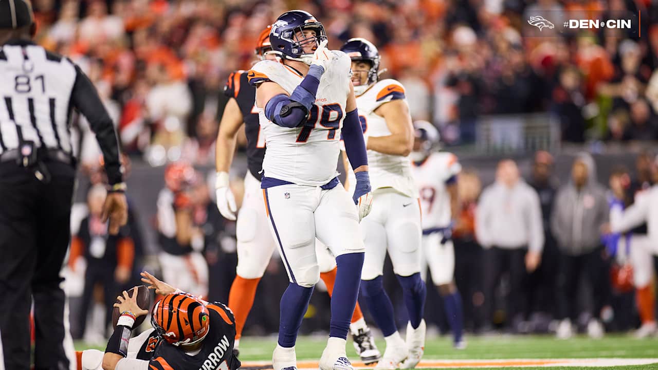 Zach Allen and John Franklin-Myers sack Joe Burrow | Broncos at Bengals