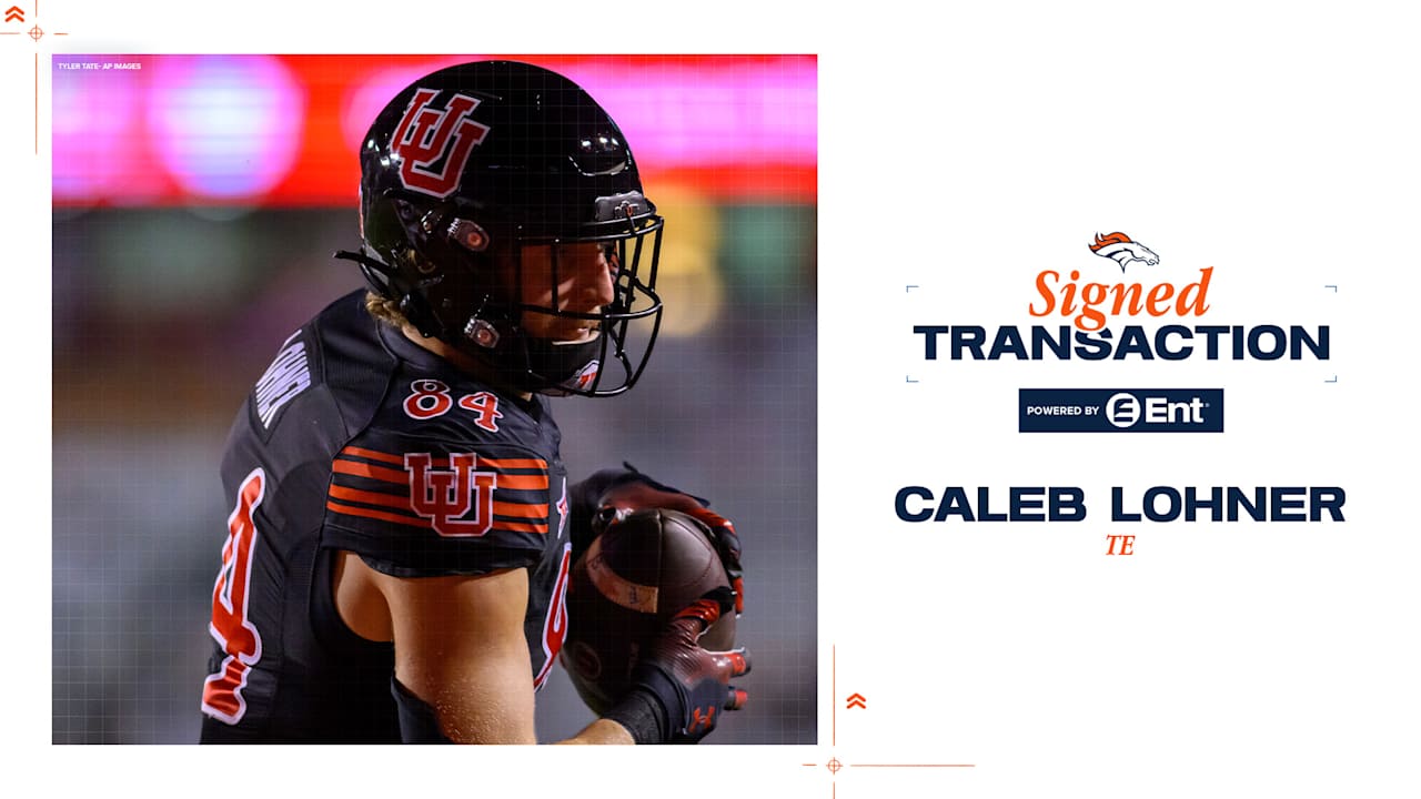 Broncos TE Caleb Lohner signs rookie contract