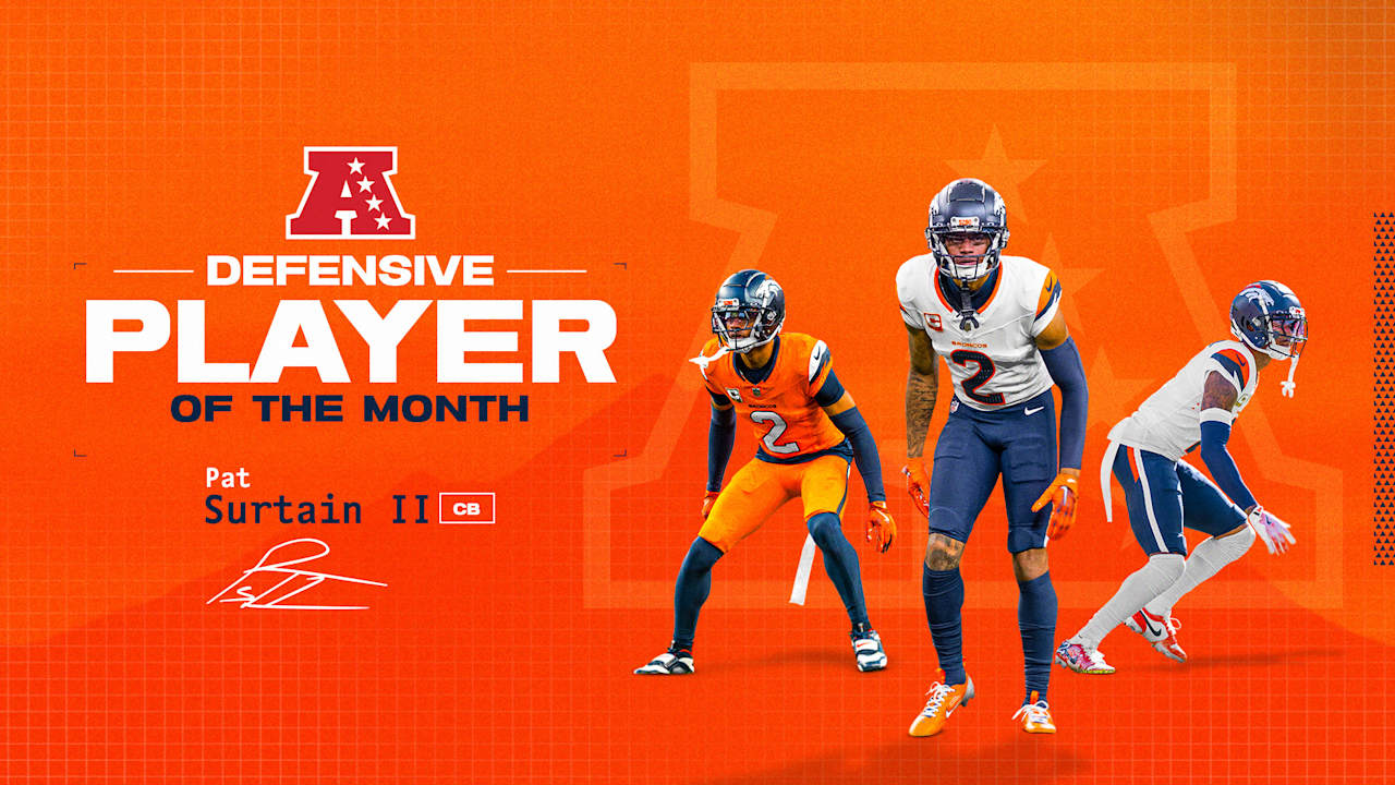 CB Pat Surtain II named AFC Defensive Player of the Month for November