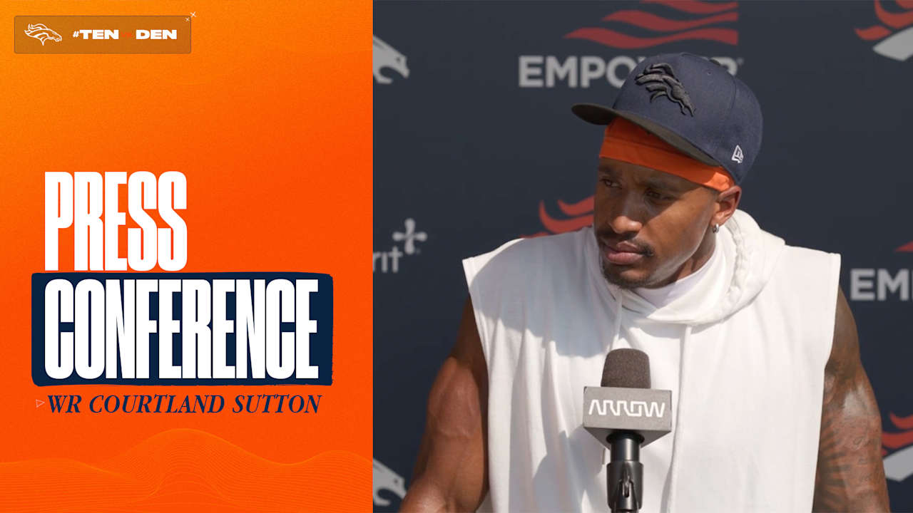WR Courtland Sutton on being named a captain: 'They are going to get ...