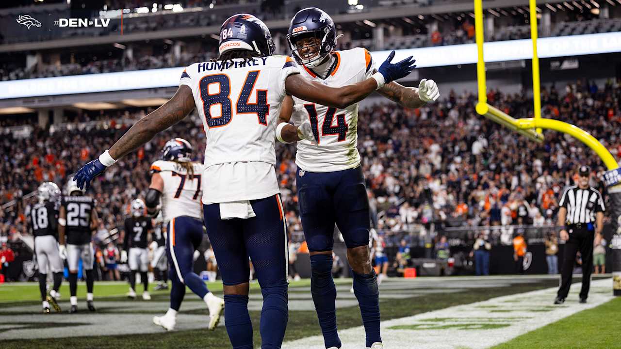 QB Bo Nix finds WR Courtland Sutton for 2-yard touchdown reception | Broncos at Raiders